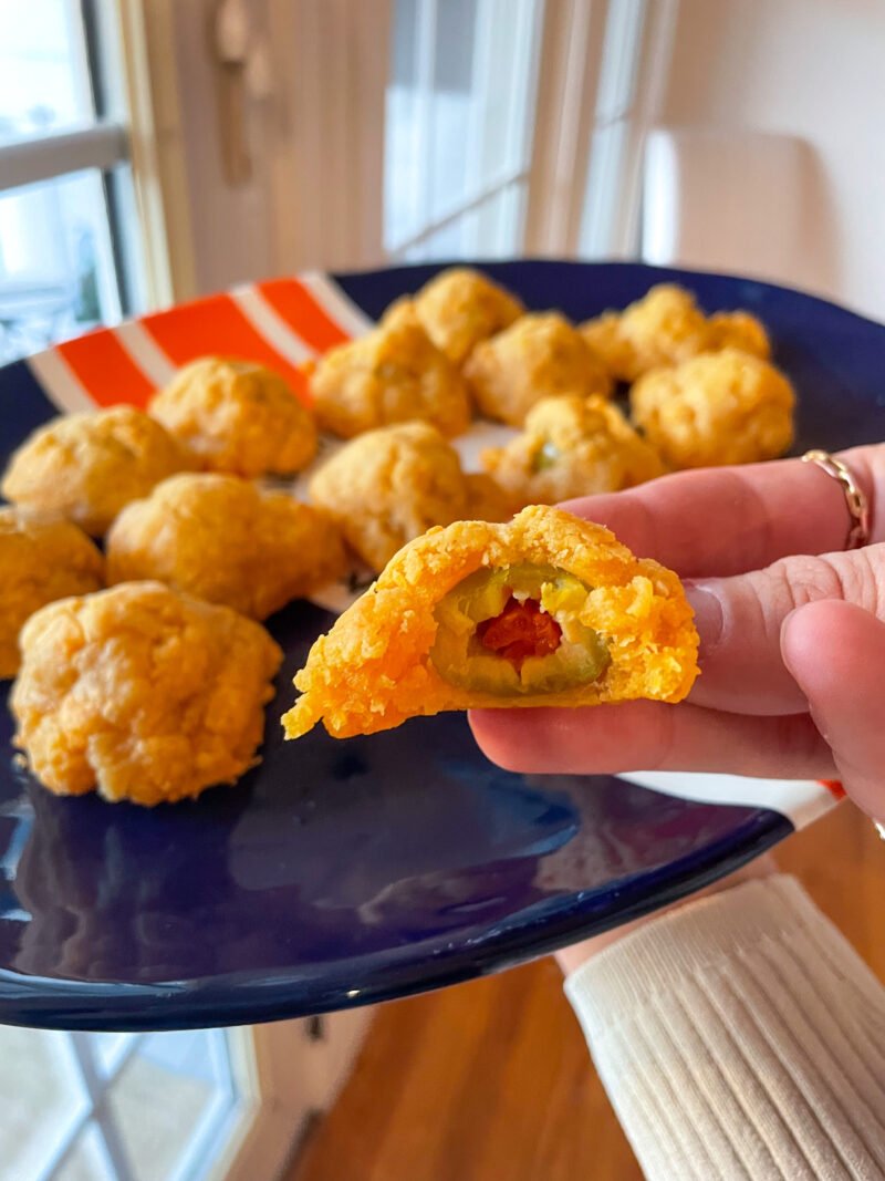 Cheddar Cheese Olive Balls - Taylor Likes